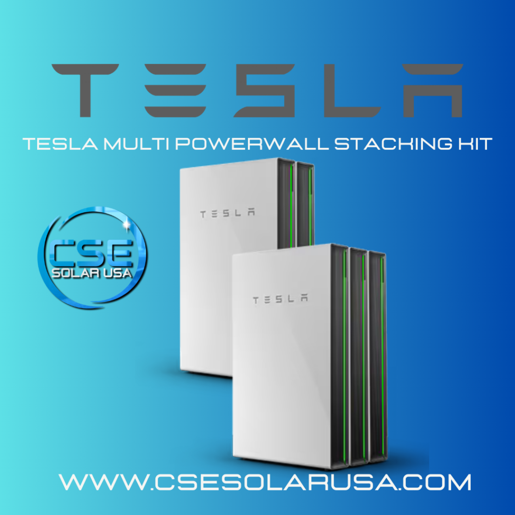 Tesla Multi Powerwall Stacking Kit - CSE Solar USA